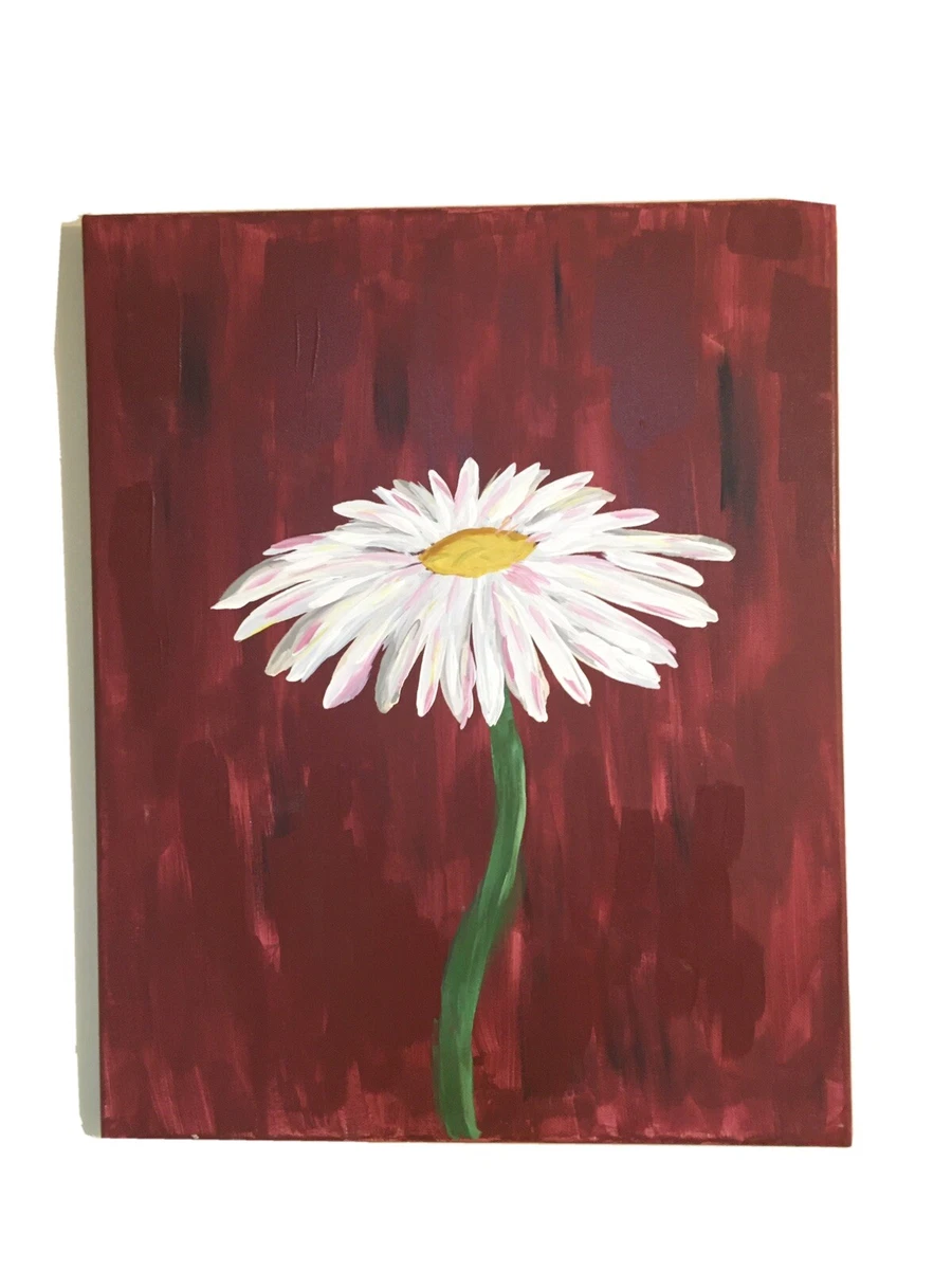 Single Daisy Flower Painting