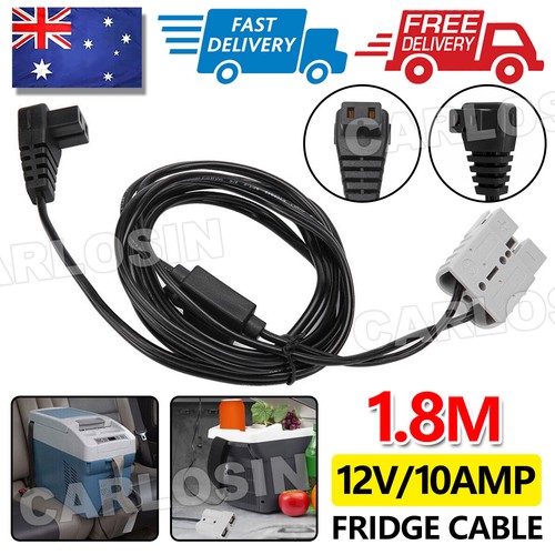 Power Cord Lead 12V Fridge Cable to Anderson Style Plug to Fit Waeco ...