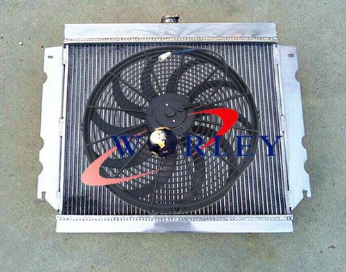 2Rows Aluminum radiator &FAN for Chrysler Valiant VG VJ HEMI 6 Cyl | eBay