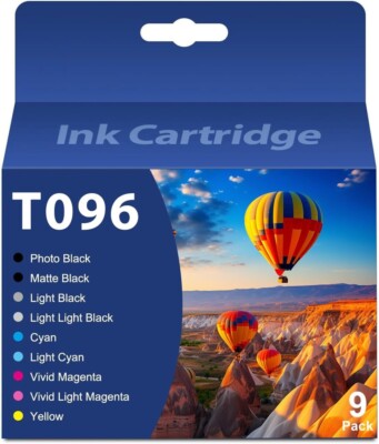 T096 96 Ink Cartridges Compatible for Epson Stylus Photo R2880 Printer ...