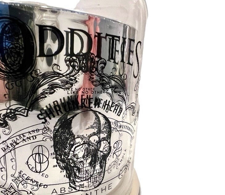 DW Home Candle Absinthe Scented Glass Dome; Oddities, Shrunken Head ...