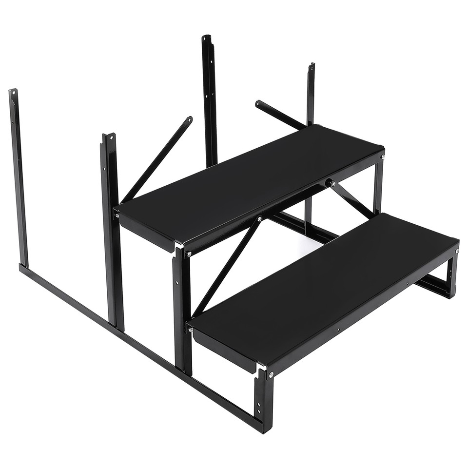 3-Steps Hot Tub / RV Stair / Spa Step / Portable Stair W/ Handrail For ...
