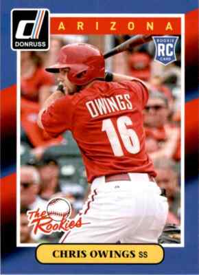 2014 Donruss #27 Chris Owings Arizona Diamondbacks Baseball Card | eBay