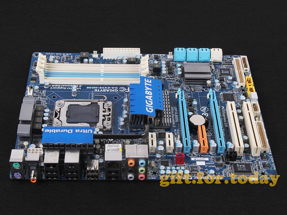 Original Gigabyte GA-EX58-UD3R Intel X58 Motherboard LGA 1366 DDR3 with ...