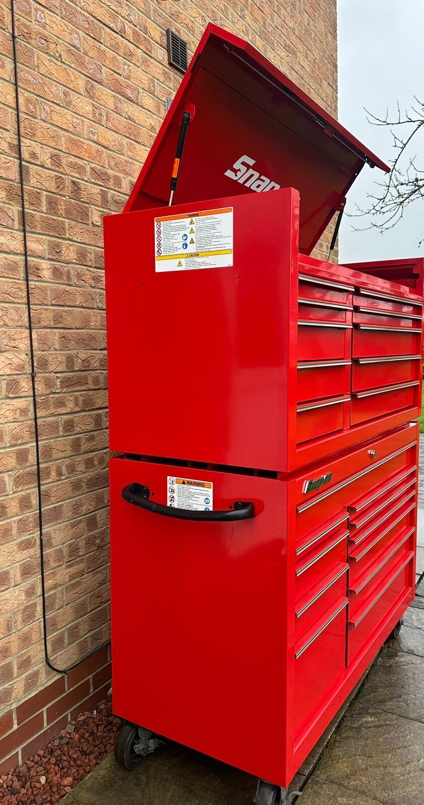 Snap On 55” By 24” KRA Top And Bottom Toolbox Roll Cab Stack | eBay