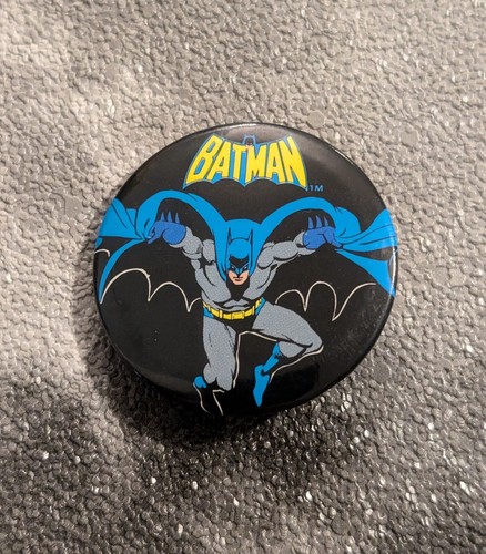 Vtg 80s Batman Button - DC Comics - Made In USA - Caped Crusader ...