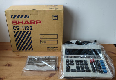 Sharp CS 1122 Electronic Desk Top Calculator Compet - Vintage - New ...