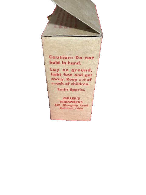 Vintage M-80 Spray Firecracker Box Label - Rare Find - ICC Half Gross ...