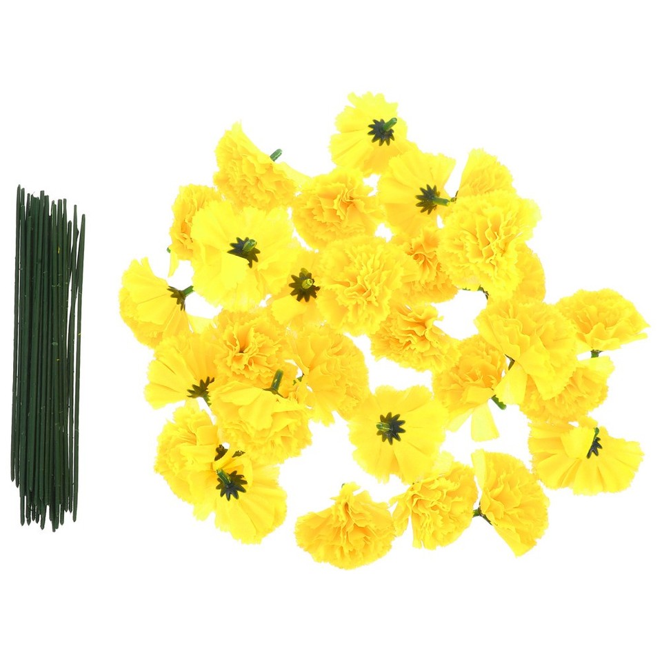 Artificial Marigold Flowers Table Decorations Plastic Marigolds for ...