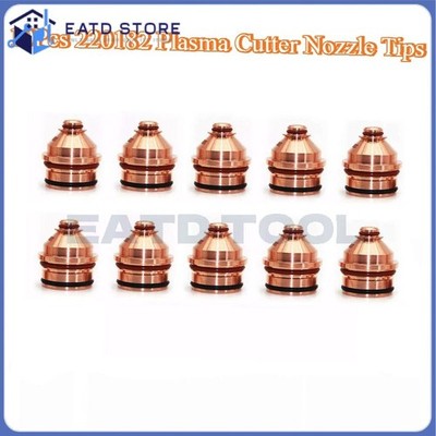 For Hypertherm HPR260/130/400 Torch 10Pcs 220182 Plasma Cutter Nozzle ...
