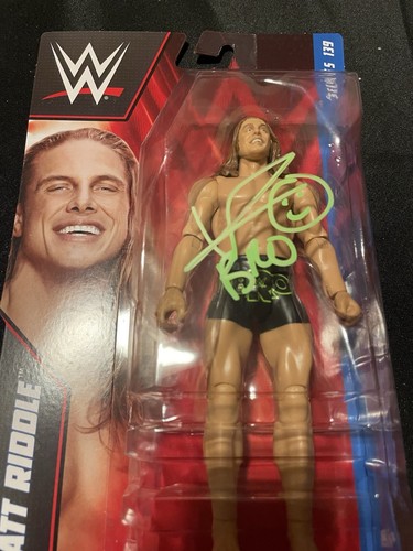 WWE Wrestling Series 139 Matt Riddle Action Figure Autograph | eBay