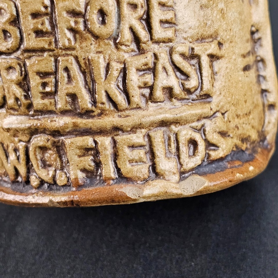 Vintage 1971 Jim Rumph W.C. Fields Studio Pottery Mug/Tankard/Vase ...