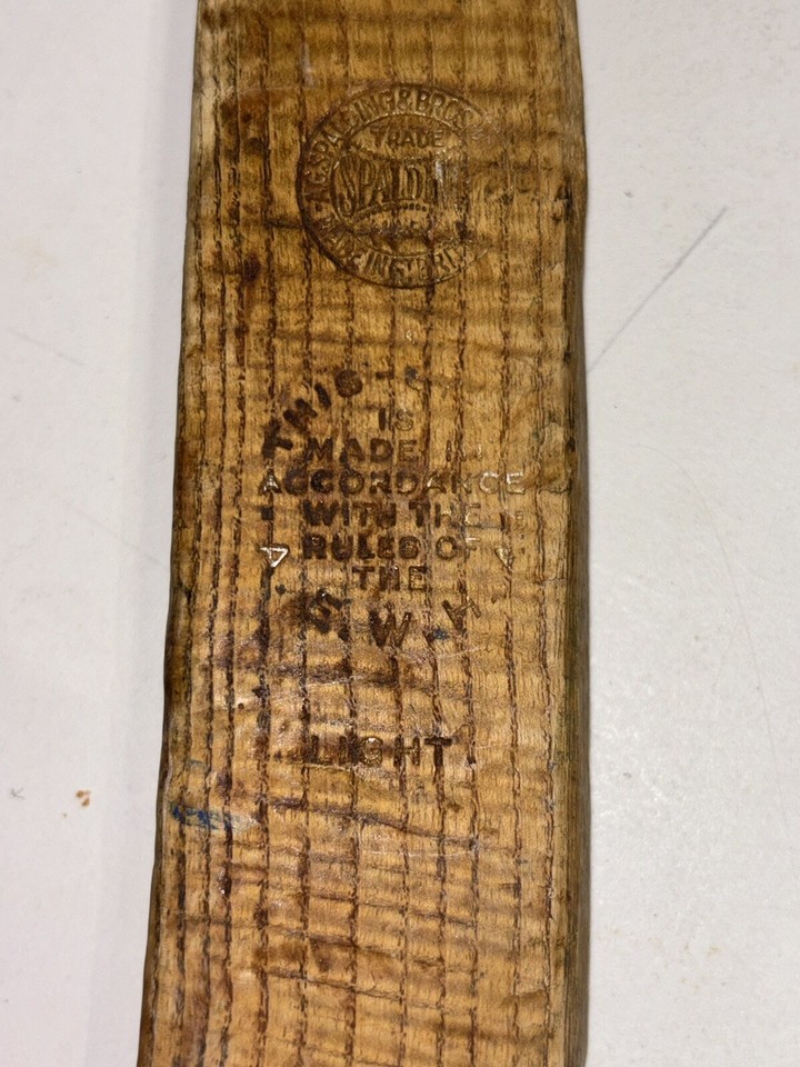 BEAUTIFUL Old Antique Spalding Field Hockey Stick - Primitive Rustic ...