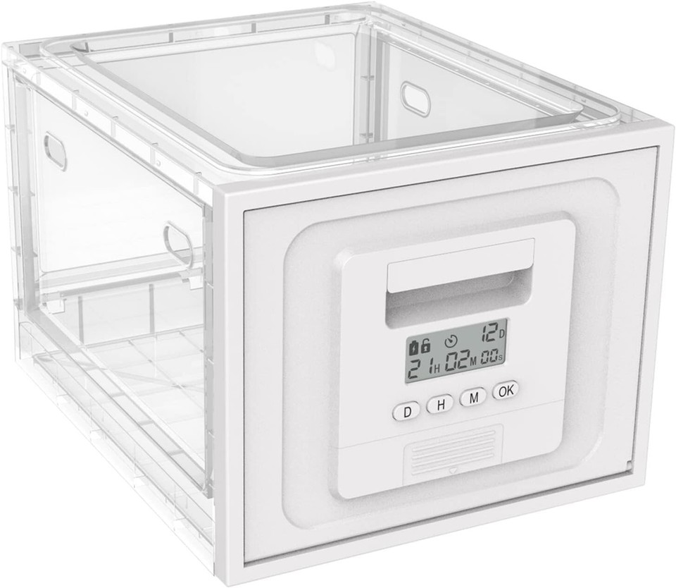 Timed Lock Box Large - Habit Control Time Locking Container for Cell ...