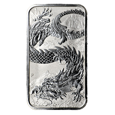 2023 AUSTRALIA DRAGON COIN $1 1 oz .9999 Fine Silver Bar PERTH MINT | eBay