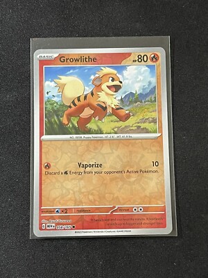 Pokemon - Growlithe 058/165 Reverse Holo - Scarlet & Violet 151 NM/M | eBay