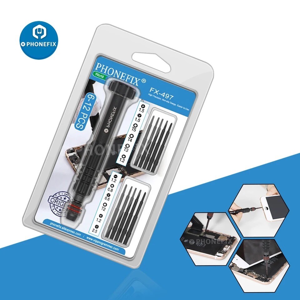 For iPhone 16/15/14/13/12/11/X/XS/XR/7/8 PRO MAX Screwdriver Repair ...