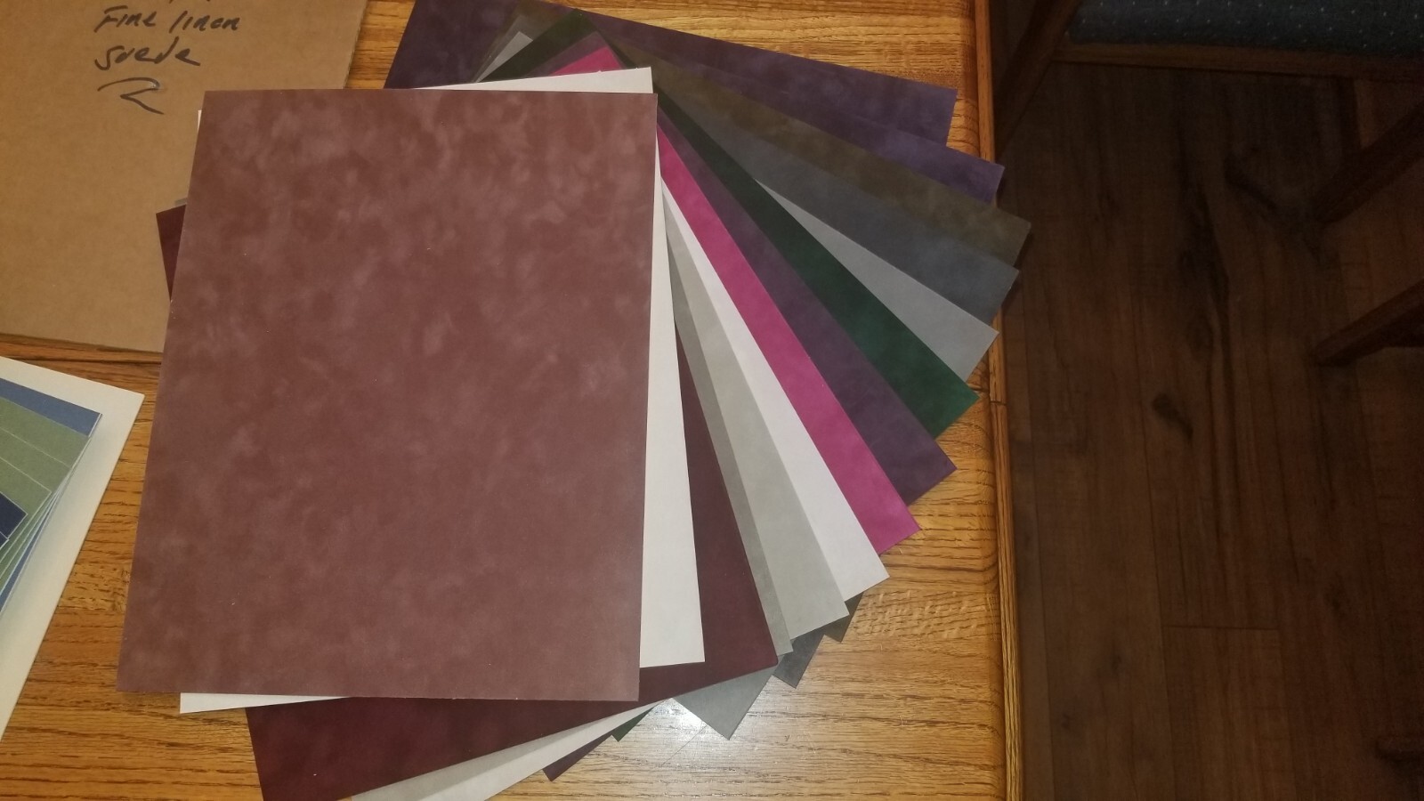 11" x 14" matboard blank. Fine Linen and Suede from Crescent and ...