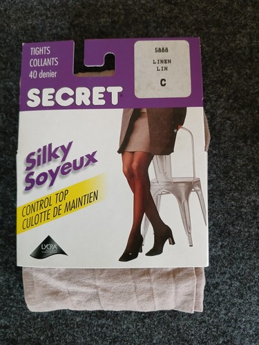 Silky Tights SECRET Color Linen Size B Control Top Lycra NEW Hosiery | eBay