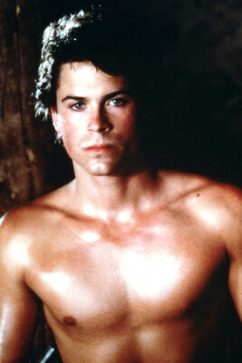 Rob Lowe 24X18 Poster Hunky Barechested Beefcake Pin Up | eBay