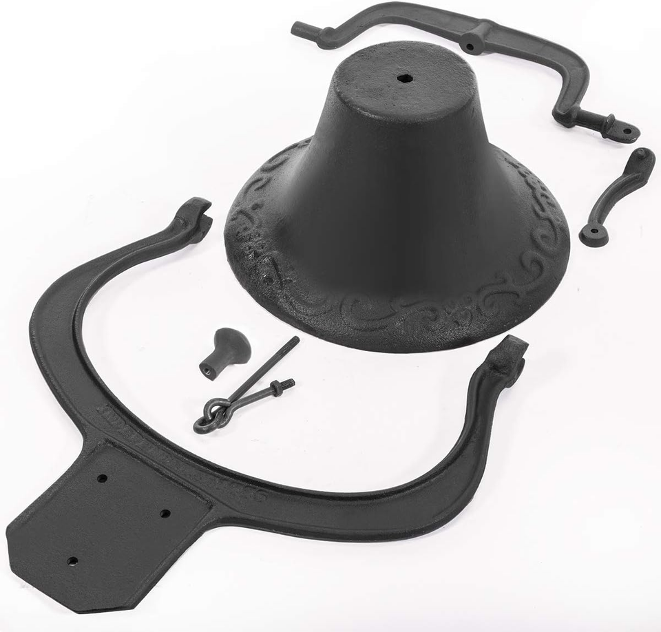 Large Cast Iron Farmhouse Dinner Bell | eBay