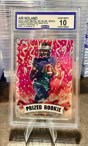 2023 LEAF METAL AIR NOLAN PRIZED ROOKIE PINK WAVE FOIL MEMPHIS TIGERS 8 ...