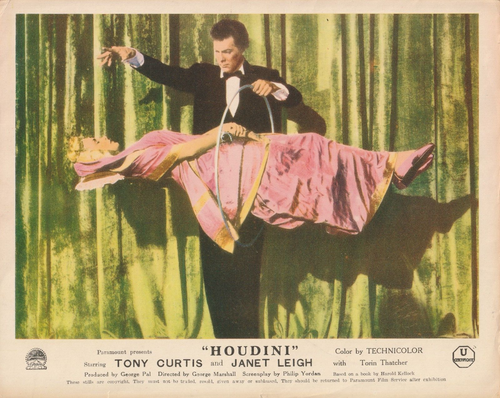 HOUDINI TONY CURTIS ORIGINAL BRITISH LOBBY CARD 1953 | eBay