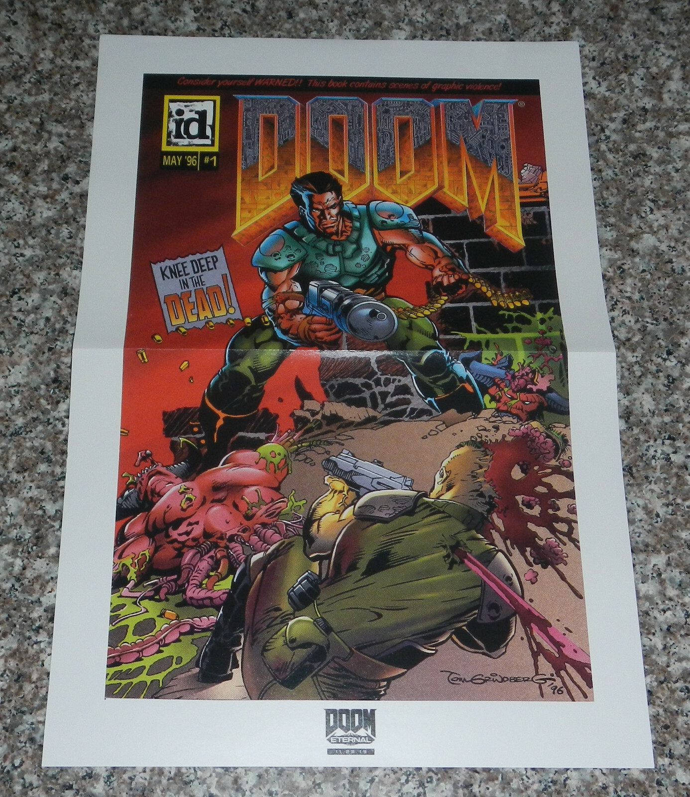 Doom Eternal Promotional May 1996 Comic Cover Poster 11x16 11/22/19 ...
