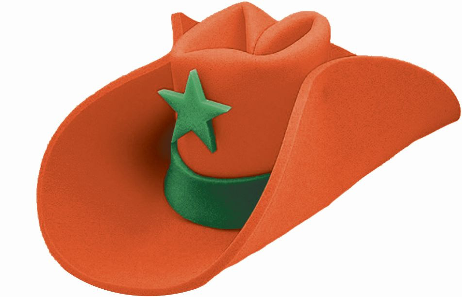 JUMBO FOAM BIG LARGE COWBOY 40 GALLON WESTERN OVERSIZED COSTUME HAT RED ...