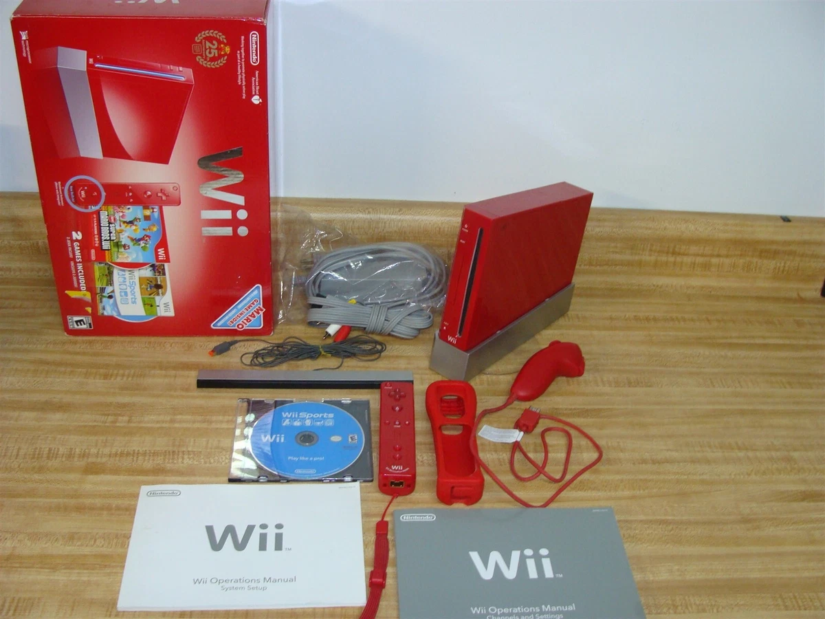 Red Wii Bundle Package