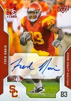 Fred Davis autographed Football Card (USC) 2008 Upper Deck Rookie #39 ...