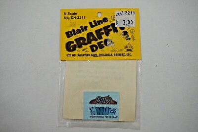 NOS Blair Line N Scale Graffiti Decals - DN-2211 | eBay