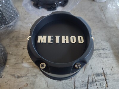 Method Race Wheels Center Caps CP-1717B140-s1..Matte Black ..Push Thru ...