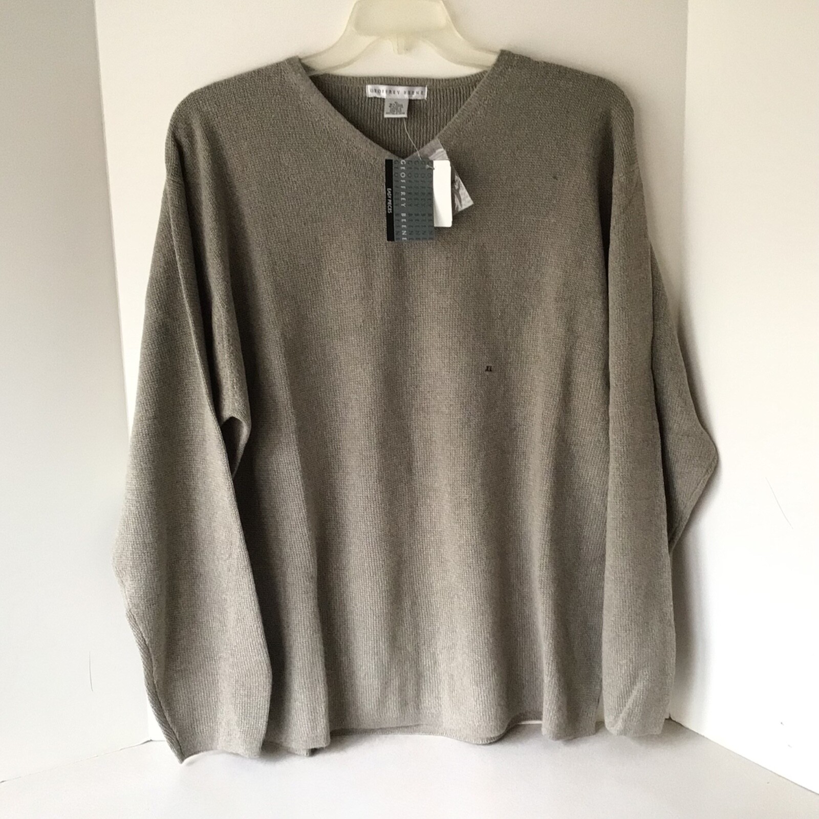 Geoffrey Beene Pullover V Neck Sweater Long Sleeve Mens Size XL In ...