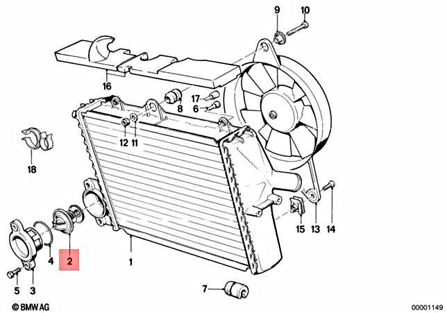 New BMW Genuine 89V K56 K58 0535 0511 88 0521 0516 Thermostat ...