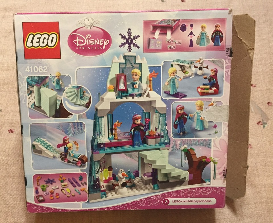 LEGO Disney Princess Frozen Elsa's Ice Castle Set 41062 100% Complete ...