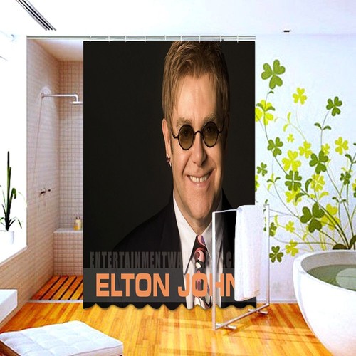 New 90s Elton John Shower Curtain 60 x 72 Inch With Hooks | eBay