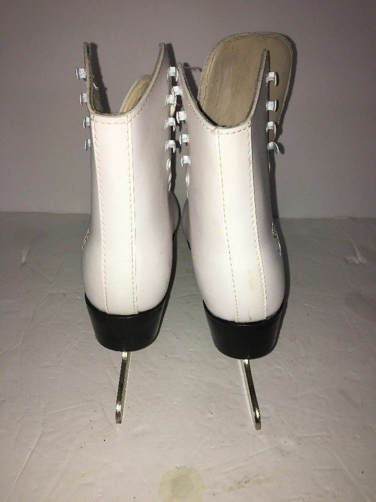 CCM Pirouette SP Women's White Figure Skates Size 4 Jamie Sale & David ...