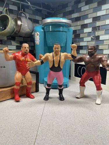 Vintage WWF LJN 1984 1987 Lot Of 3 Jim Neidhart, Nikolai Volkoff ...