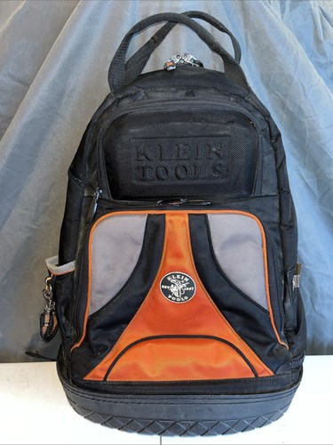 Klein Tools 55421BP-14 Tool Backpack, Heavy Duty 39 Pockets Tradesman ...
