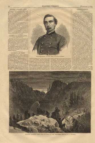HARPER'S WEEKLY 2/4 1865 Gen Adelbert Ames by Brady; Unionists escape ...