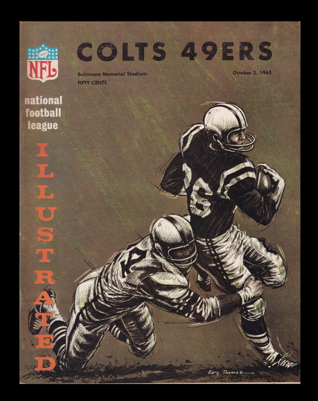 1965 Baltimore Colts v San Francisco 49ers Program 10/3/65 27729 | eBay