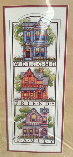 Victoriana Welcome Dimensions 3099 Stamped Cross Stitch Kit Victorian ...