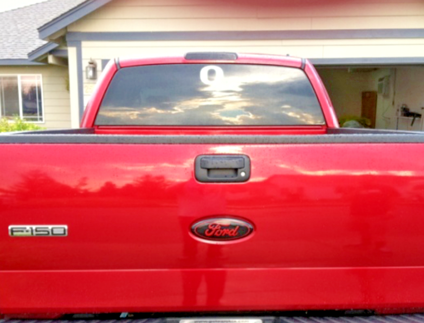 Red Ford Emblem overlays F150 Expedition Ranger Edg Badge Taurus X ...