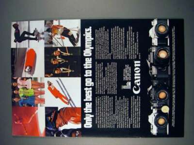 1979 Canon Camera Ad - Best Go to the Olympics! | eBay