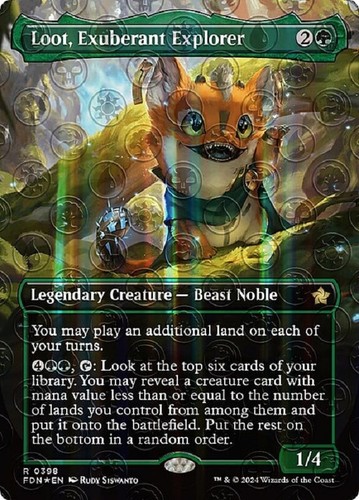 1x (398) Loot, Exuberant Explorer - MANA FOIL MTG Foundations NM Magic ...