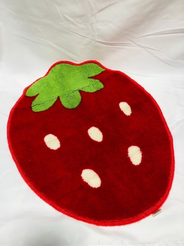 Mother Garden Pet Rug With Anti-Slip Strawberry RED Mat Fluffy Kawaii ...