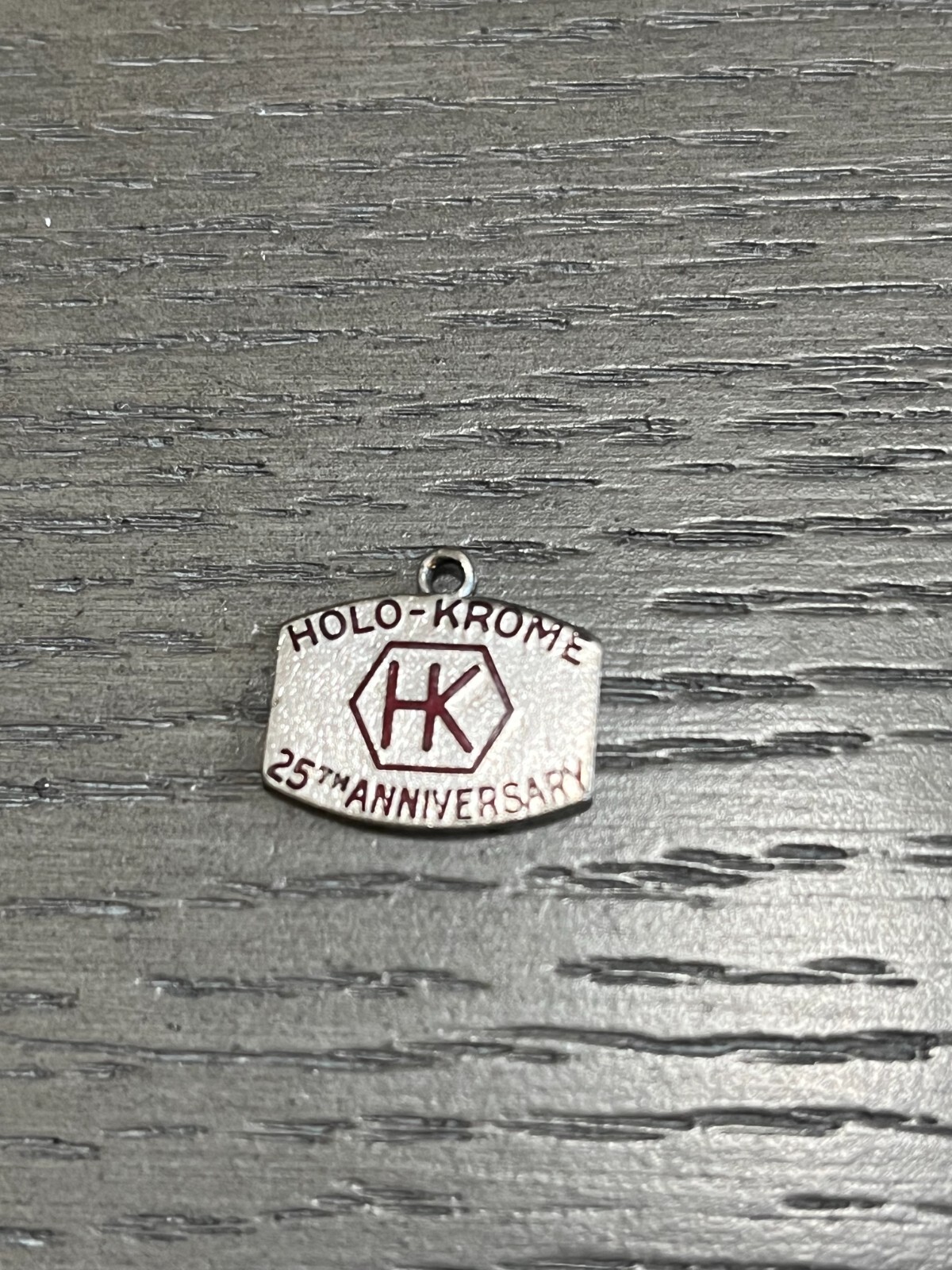 Vintage 1954 HOLO-KROME 25th Anniversary Necklace Pendant | eBay