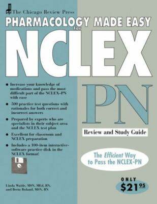 Chicago Review Press Pharmacology Made Easy for NCLEX-PN Review and ...