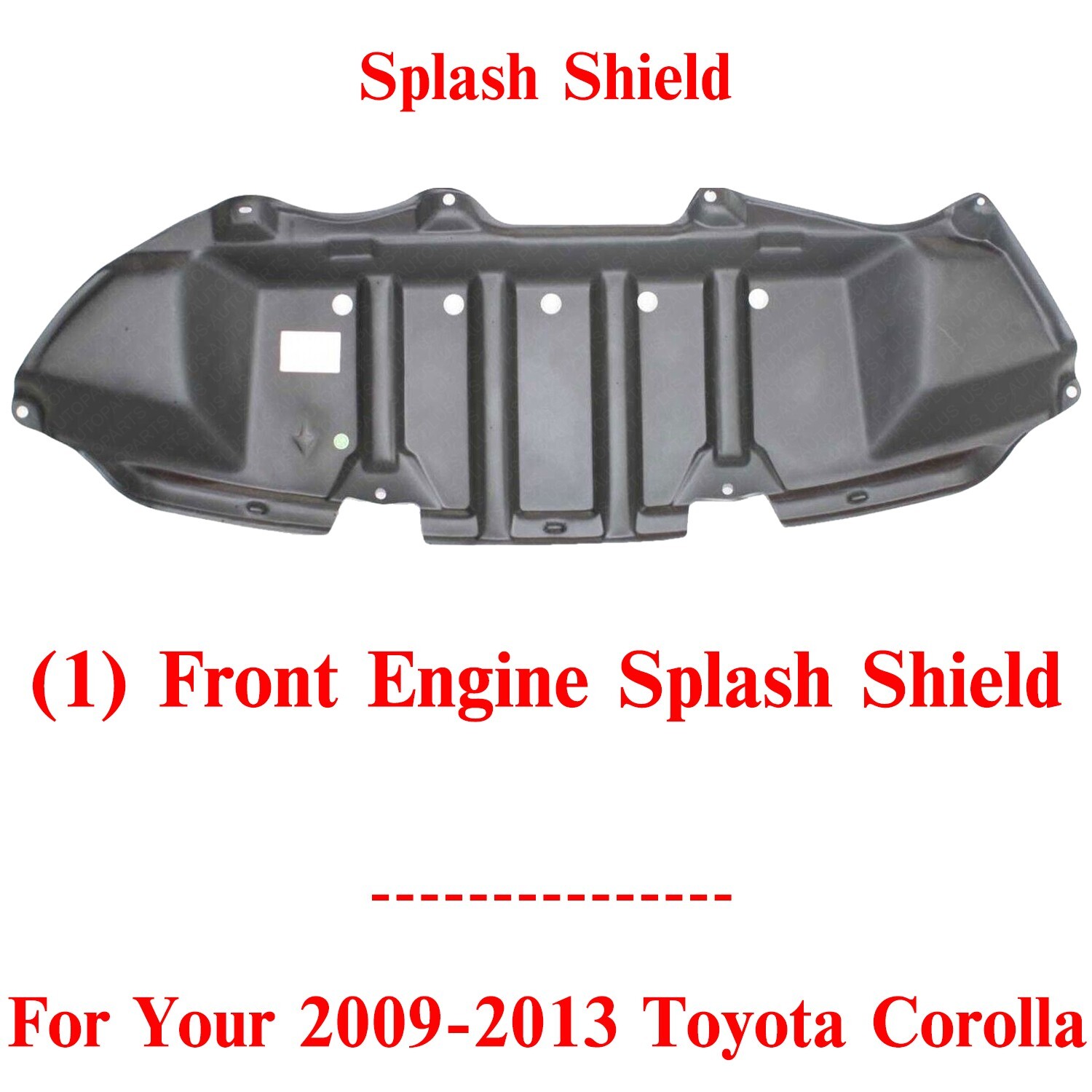 Front Engine Splash Shield Under Cover For 2009-2013 Toyota Corolla | eBay